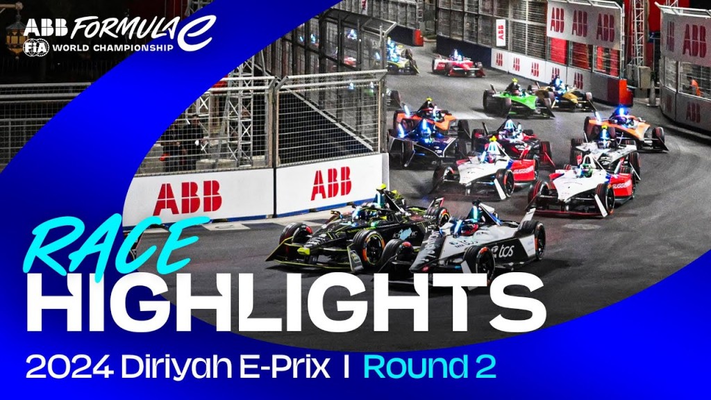 フォーミュラE 2024 ROUND2 ディルイーヤ E-PRIX 決勝ハイライト | フォーミュラE の総合情報サイト EVracing.jp | Formula E