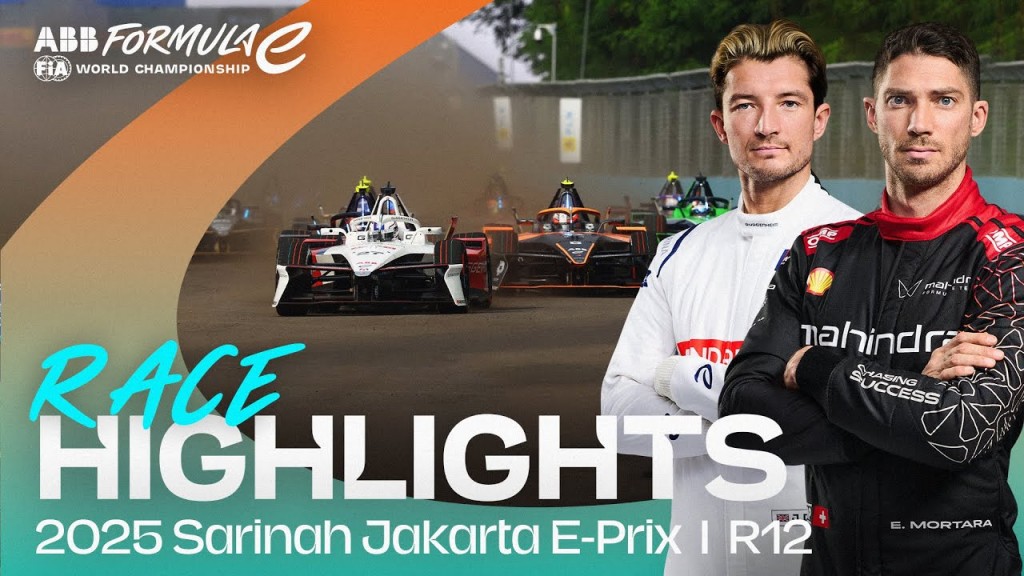 フォーミュラE 2025 ROUND12 ジャカルタ E-PRIX 決勝ハイライト | フォーミュラE の総合情報サイト EVracing.jp | Formula E